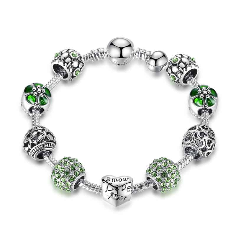 Women's Silver Plated Charm Bracelet | sebastian7
