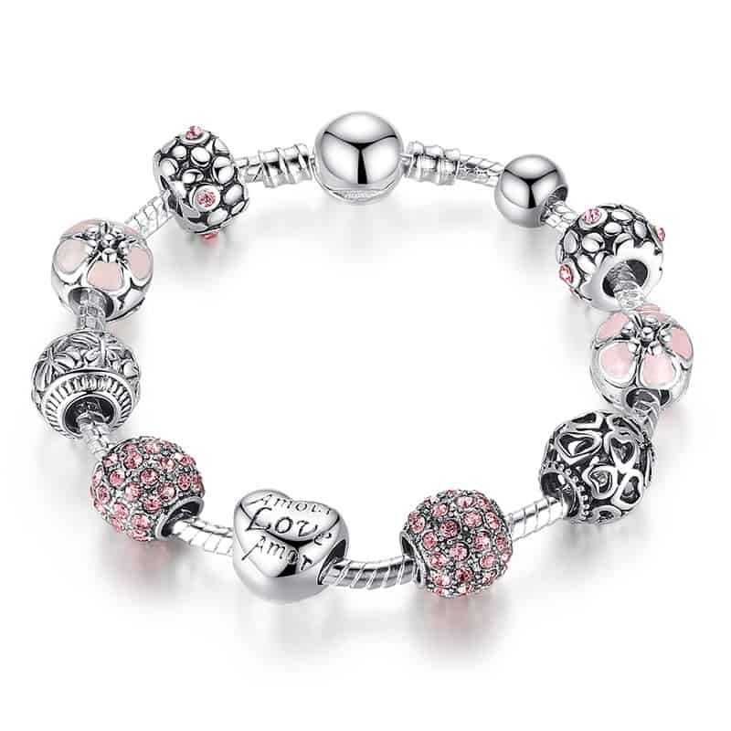 Women's Silver Plated Charm Bracelet | sebastian7