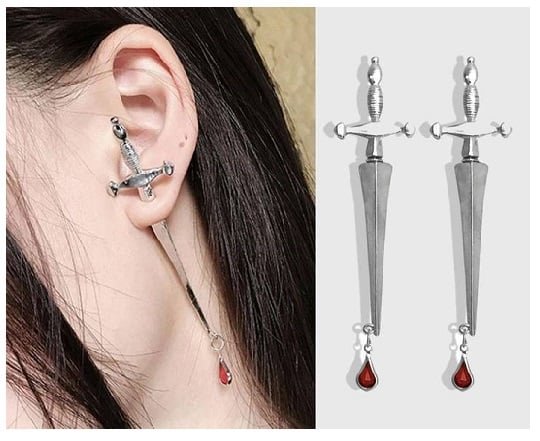 Dagger Stud Earrings | sebastian7