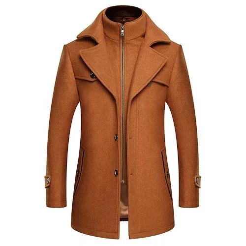 Men Double Collar Coat | sebastian7