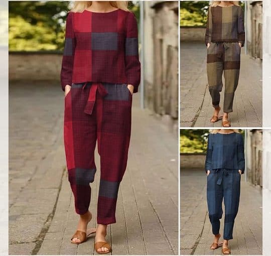 Woman Grid Suit | sebastian7