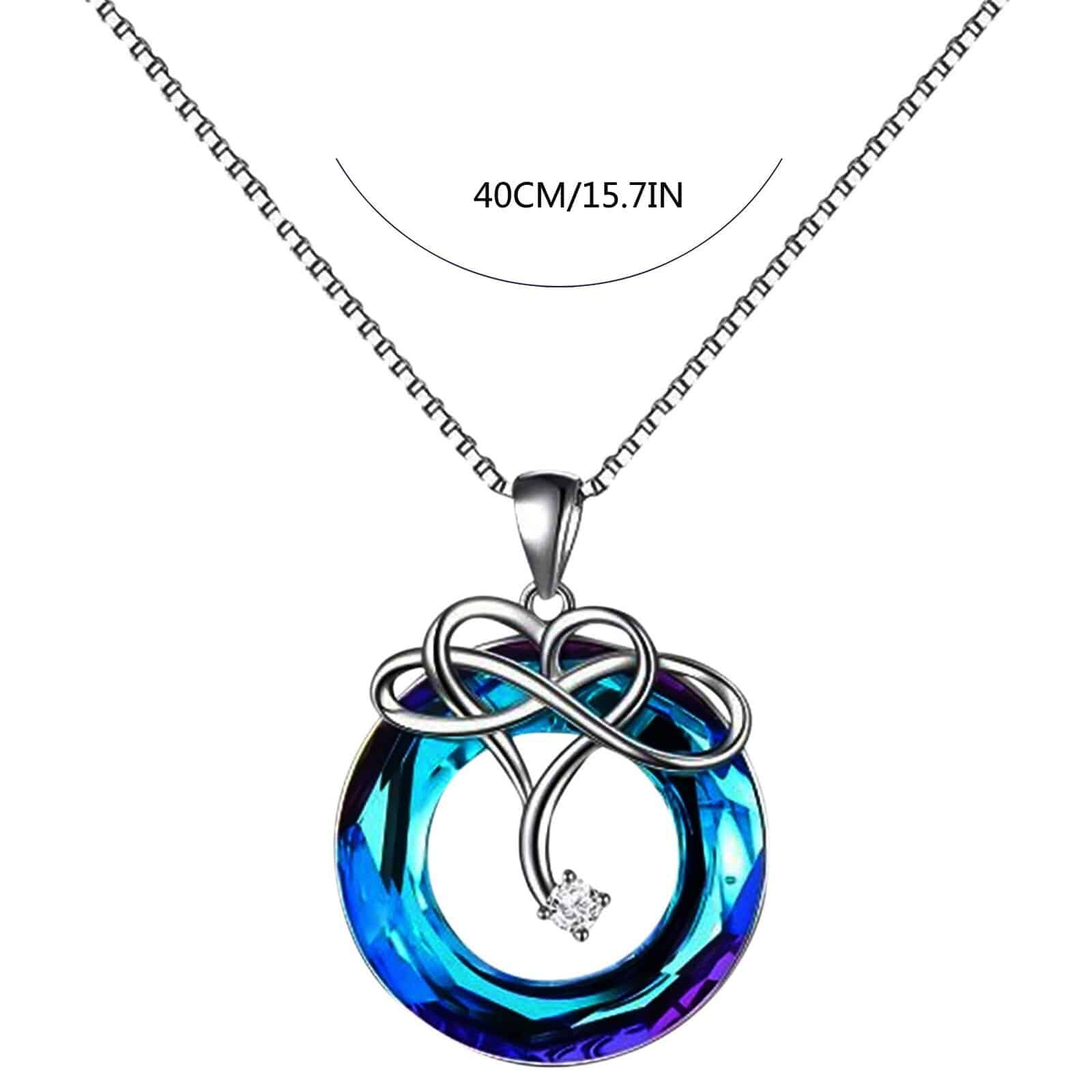 Crystal Infinity Necklace | sebastian7